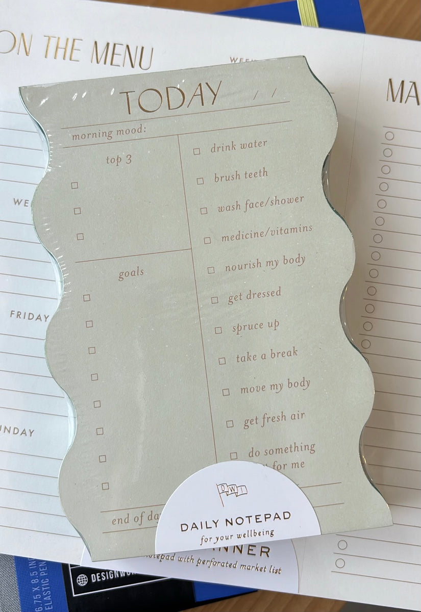 Wavy Daily SAGE Notepad – Pulp Creative Paper