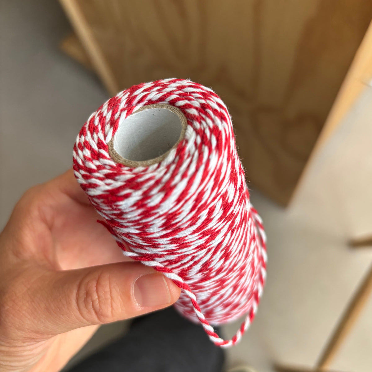 Red & White Twine 100m – Pulp Creative Paper