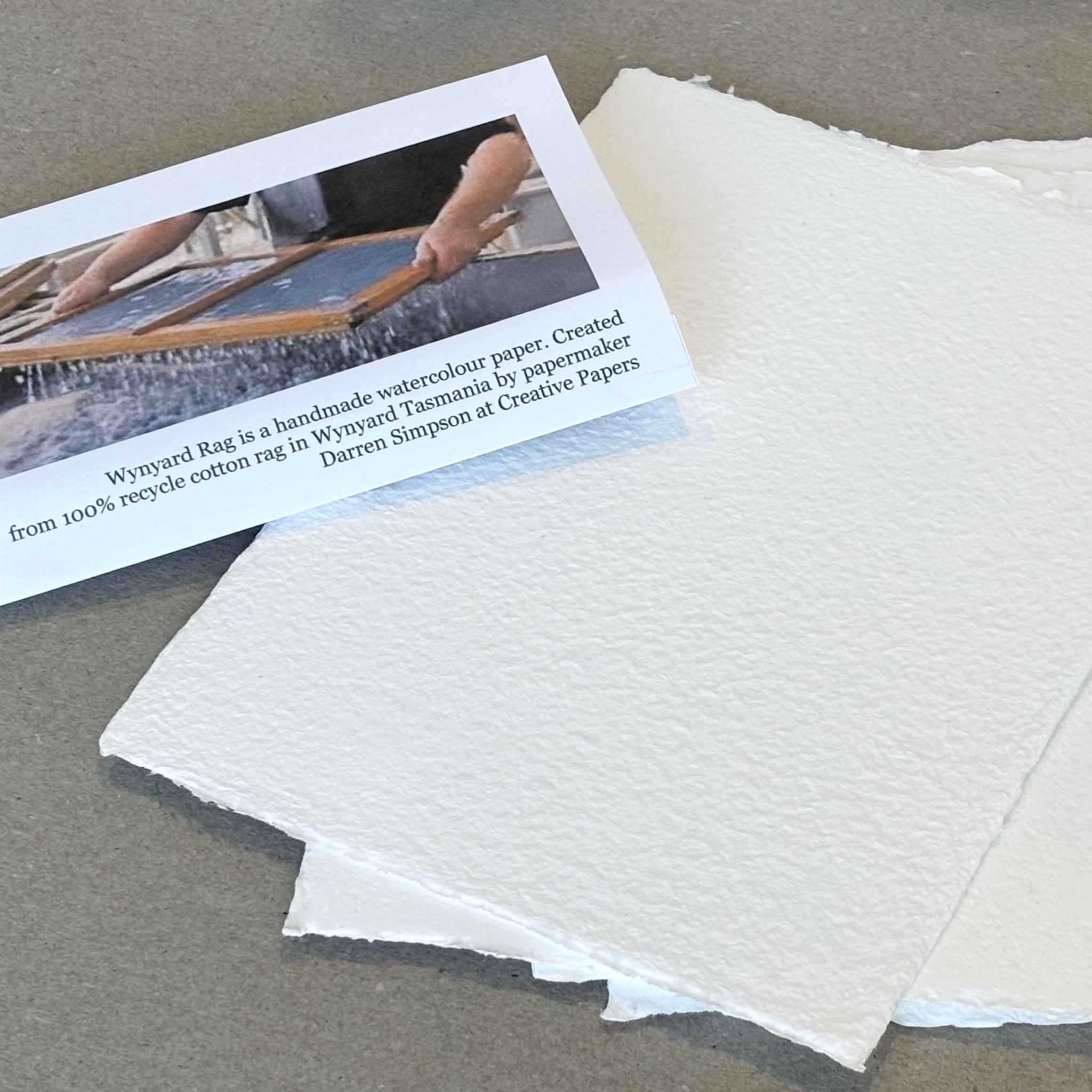 Wynyard Rag White Cotton A5 Paper 600gsm – Pulp Creative Paper