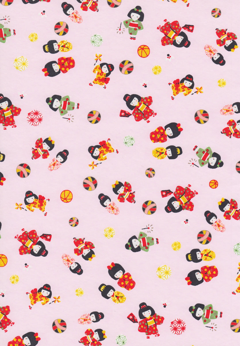 A4 Paper / No.52 Japanese Doll – Pulp Creative Paper